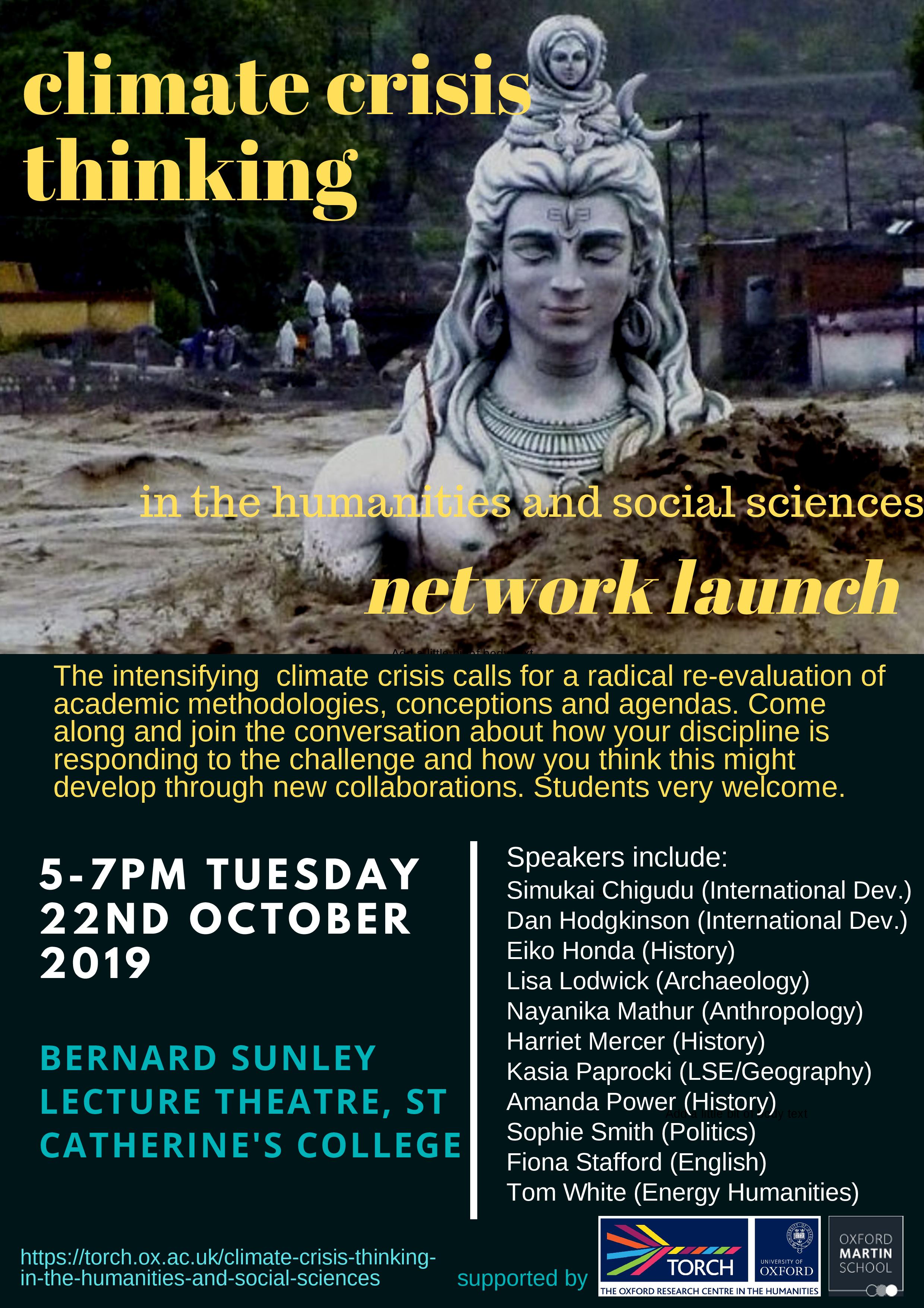 Climate Crisis Thinking in the Humanities and Social Sciences Network ...