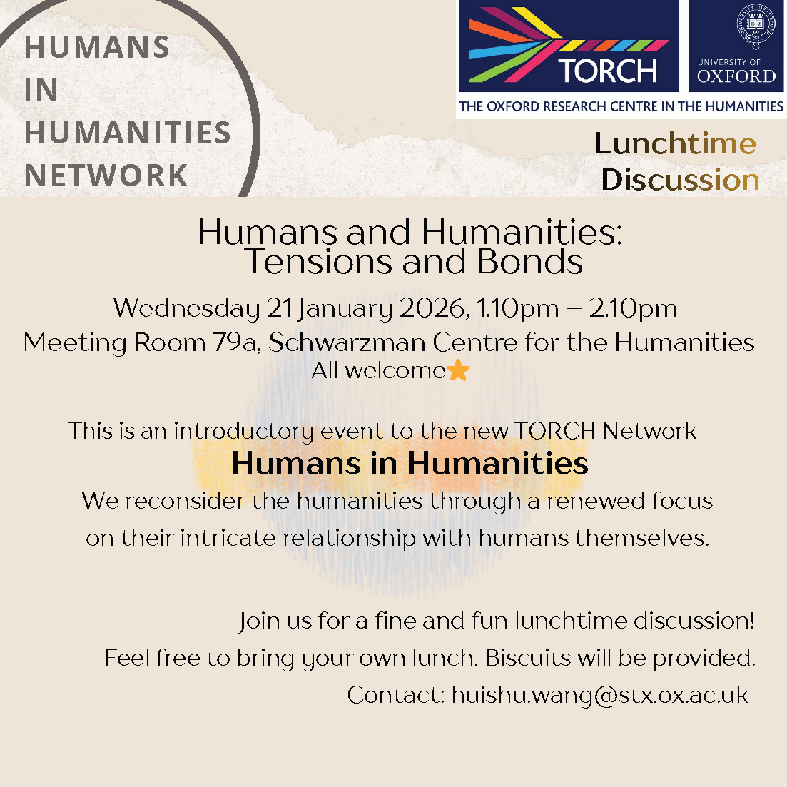 Lunchtime Discussion | Humans and Humanities: Tensions and Bonds ...